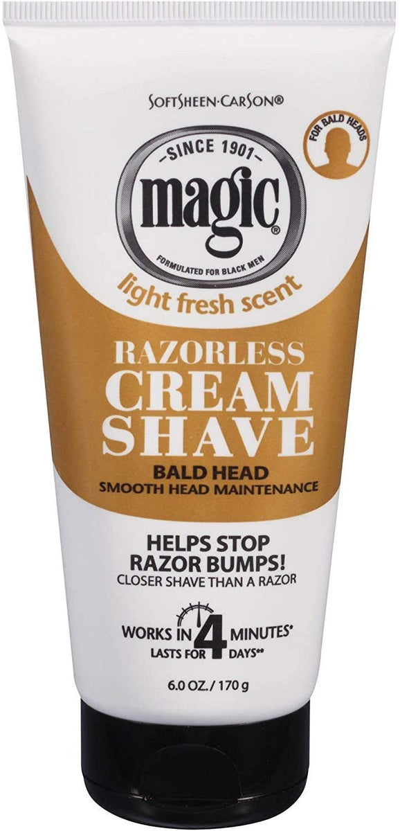 Magic Shave Razorless Cream Shave, Bald Head Smooth Head Maintenance ...